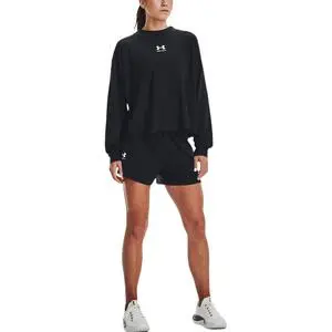Under Armour Logo Rival Terry Oversized Crew