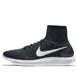 Nike Nike LunarEpic Flyknit High Top Sneakers Black/anthractite/volt