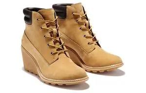 Timberland Wedge Lace-up Boots - Yellow/black