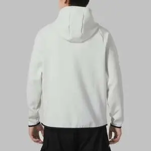 Under Armour Logo Unstoppable Fleece Zip Hoodie 'white