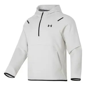 Under Armour Logo Unstoppable Fleece Zip Hoodie 'white - White/black