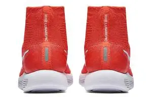 Nike Lunarepic Flyknit High Top Sneakers - Red