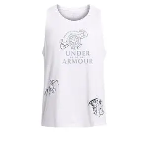 Under Armour We Run Graphic Tank Top - White