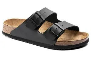BIRKENSTOCK Arizona Prof Birko-flor Sandals - Black