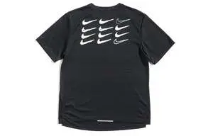 Nike Dri-fit Miler Short Sleeve Printed Tee
