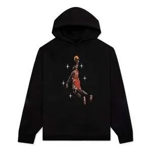 JORDAN Pixel Print Fleece Hoodie - Default Color