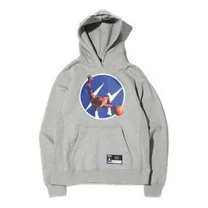 JORDAN X Fragment Design Hooded Sweatshirt - Gray