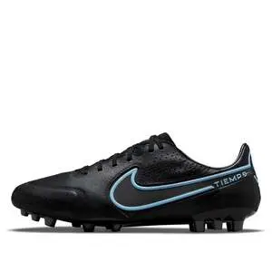 Nike Tiempo Legend 9 Pro Ag Artificial Grass Football Boots - Black/blue