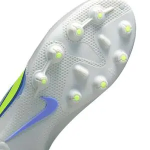 Nike Tiempo Legend 9 Academy Hg Hard Ground Soccer Cleats - Gray/green/blue