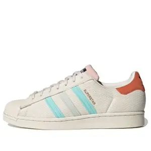 Adidas Superstar "white Brick Red Blue - White/red/pink