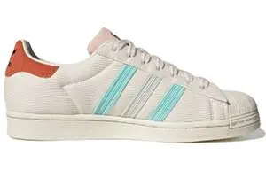 Adidas Superstar "white Brick Red Blue - White/red/pink