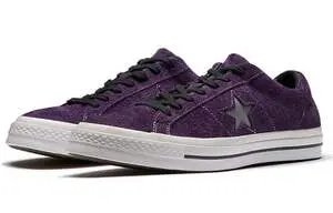 CONVERSE One Star Low Top Sneakers - White/purple