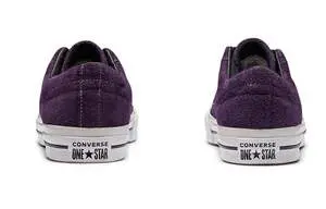 CONVERSE One Star Low Top Sneakers - White/purple