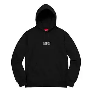 Supreme X Gilbert X George Life Hooded Sweatshirt - Black/multi-color