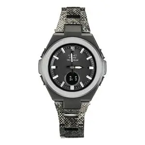 Casio Baby-g Tough Solar Watch With Snakeskin Detail - Black