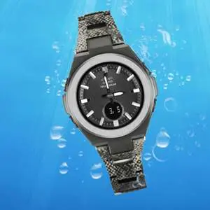 Casio Baby-g Tough Solar Watch With Snakeskin Detail