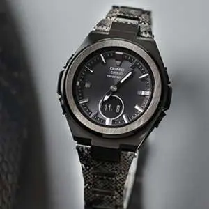 Casio Baby-g Tough Solar Watch With Snakeskin Detail