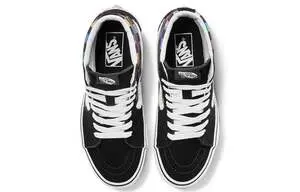 VANS Sk8-hi Iridescent Checkerboard High Top Sneakers - Black