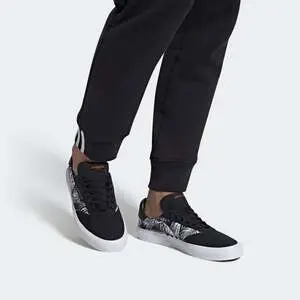 Adidas Floral Palm Sneakers - Black