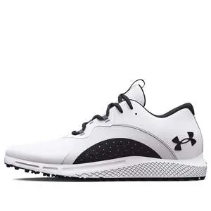 Under Armour Charged Draw 2 Spikeless Golf Shoes - White/black