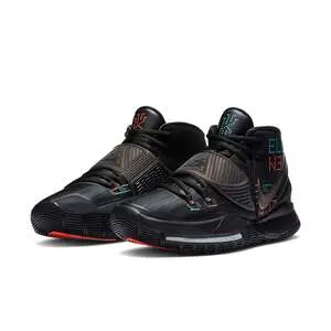 Nike Kyrie 6 "shot Clock" Basketball Mid Top - Black