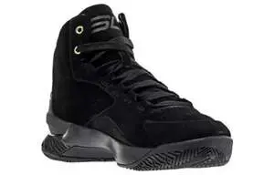Under Armour Curry 1 Lux Mid Suede High-top Sneakers - Black