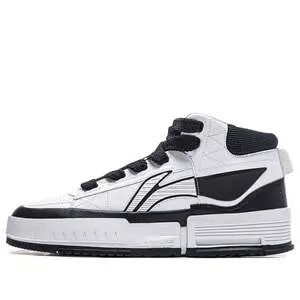 LI-NING Mileage High Top Sneakers - White/black