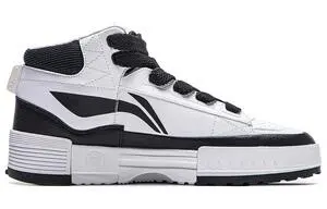 LI-NING Mileage High Top Sneakers - White/black