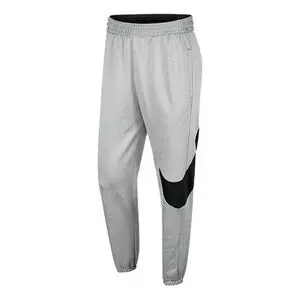 Nike Fleeced Casual Ankle Banded Pants Gray - Grey