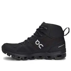 On Cloudrock Waterproof Hiking Boots - Black