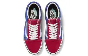 VANS Old Skool Comfycush Sneakers - Red/blue