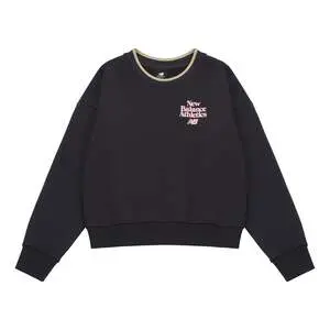 NEW BALANCE Athletics 70s Crewneck Sweatshirt - Black/pink