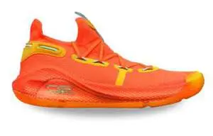 Under Armour Curry 6 "rep The Bay" Athletic Sneakers - Orange