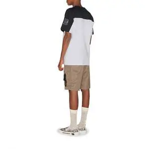 Dior Logo Colorblock Round Neck Short Sleeve T-shirt