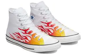 CONVERSE Chuck Taylor All Star High Top Sneakers - White/red