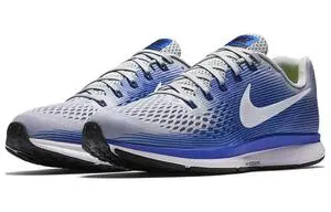 Nike Zoom Pegasus 34 Athletic Sneakers - Grey/red