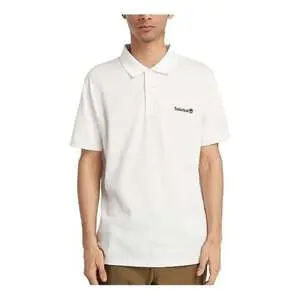 Timberland Retro Moisture-wicking Polo Shirt - White