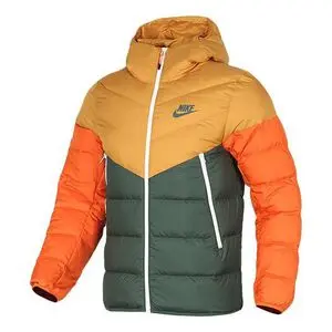 Nike Sportswear Windrunner Down Fill Jacket - Orangegreenmulti-color