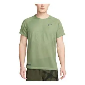 Nike Dri-fit Adv Run Division Techknit Short-sleeve Running Top - Green