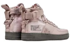 Nike Sf Air Force 1 Mid High-top Sneakers - Pink