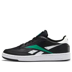 REEBOK Club C Vector Low Top Sneakers - Black/white/emerald