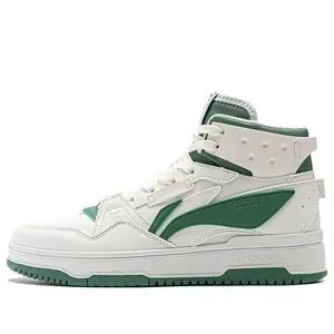 LI-NING High Top Sneakers - White/green