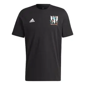 Adidas Messi Football Icon Graphic Tee - Black
