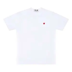 Play Comme Des Garcon Small Heart T-shirt - White