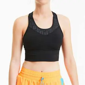 PUMA Mid Impact Bra Top 'black