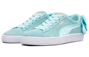 PUMA Suede Bow Sneakers - Turquoise