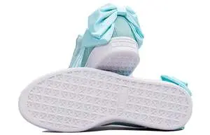 PUMA Suede Bow Sneakers - Turquoise
