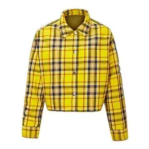 CONVERSE Reversible Plaid Shirt Jacket - Yellow