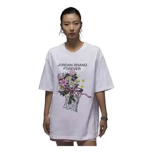 JORDAN Brand Oversized Graphic T-shirt - White