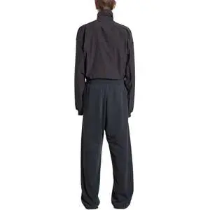 Balenciaga Stencil Type Baggy Sweatpants 'black Grey